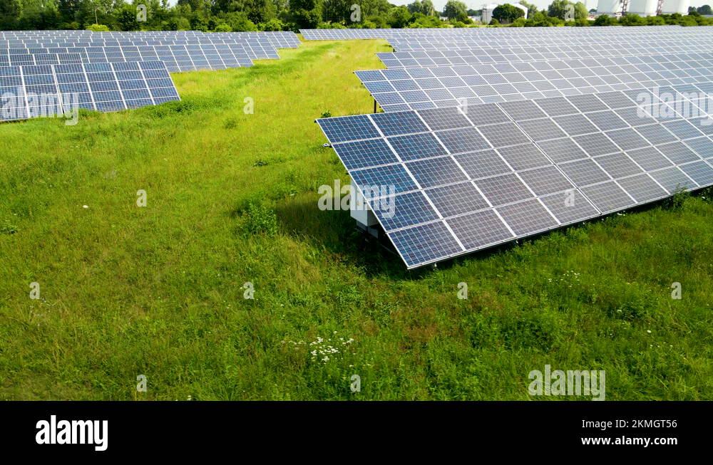 Photovoltaic solar cells installed to generate clean and cheap energy ...