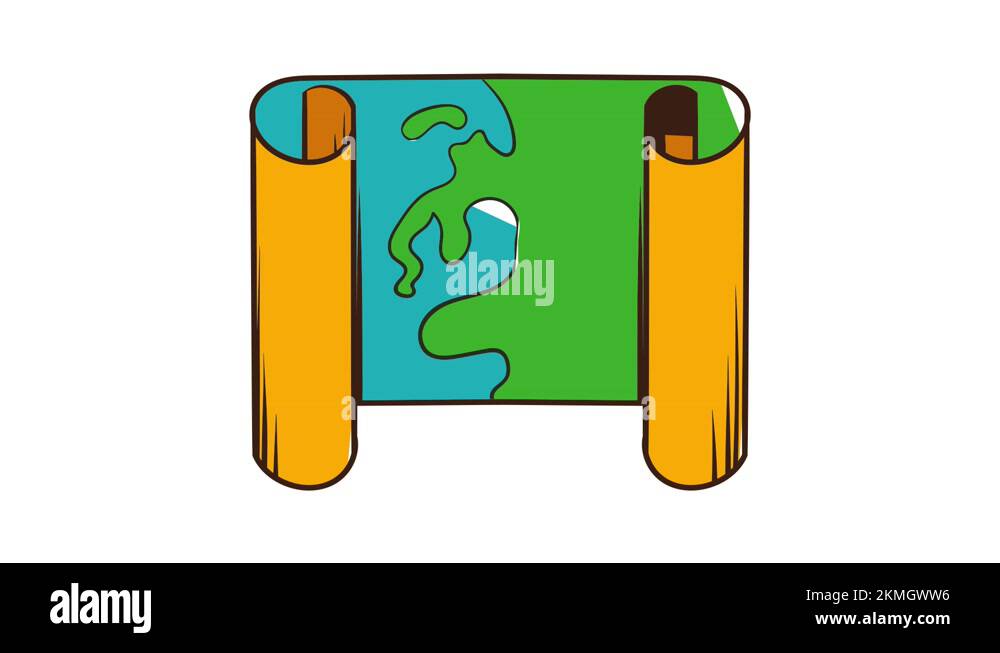 Scroll illustration map Stock Videos & Footage - HD and 4K Video Clips ...