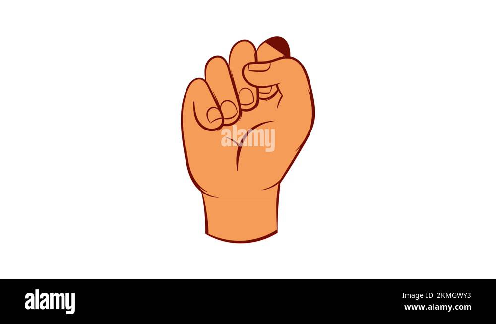 Fist hand cartoon Stock Videos & Footage - HD and 4K Video Clips - Alamy