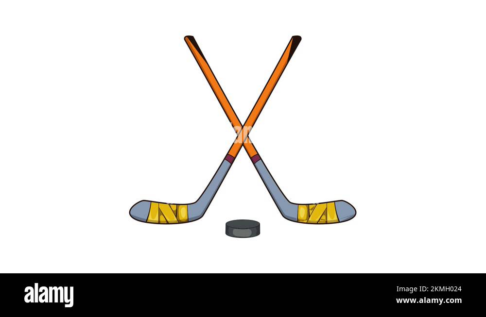 Hockey icon cartoon Stock Videos & Footage - HD and 4K Video Clips - Alamy