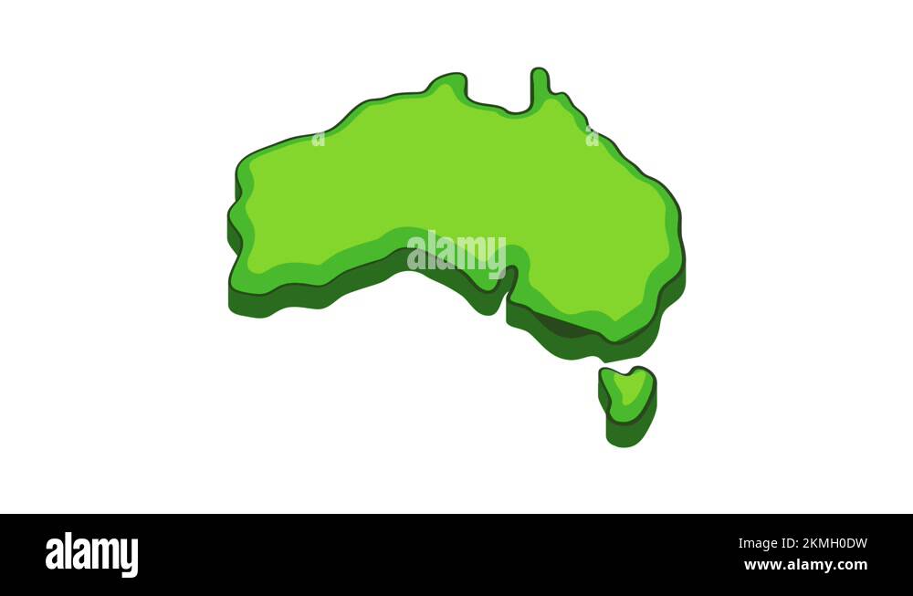 Cartoon map of australia Stock Videos & Footage - HD and 4K Video Clips ...