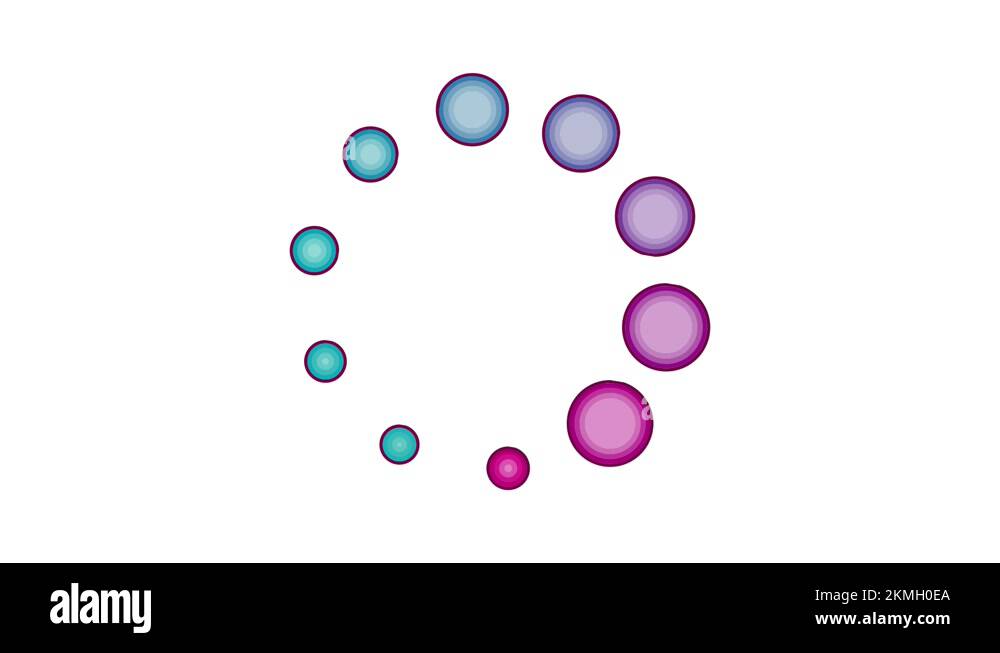 Abstract circle shape icon cartoon Stock Videos & Footage - HD and 4K ...