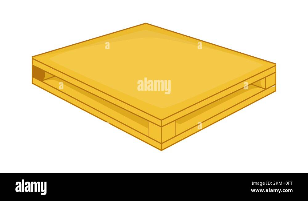 Wooden pallet icon animation Stock Video Footage - Alamy