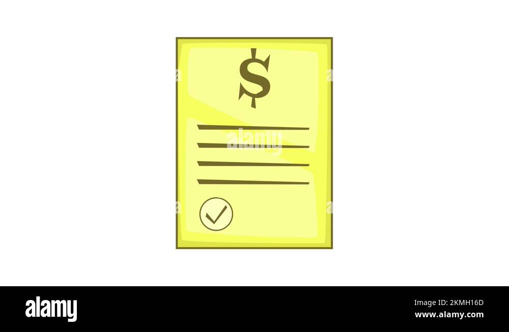 Cheque icon Stock Videos & Footage - HD and 4K Video Clips - Alamy