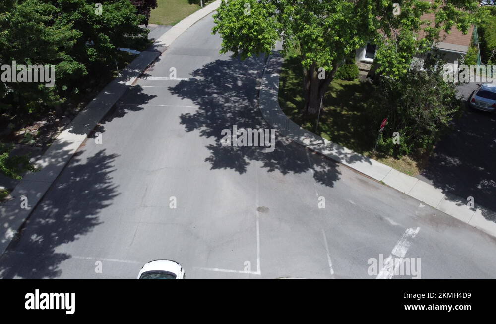 Intersection cars aerial stop sign Stock Videos & Footage - HD and 4K ...