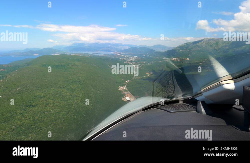 Landing approach from pilots perspective Stock Videos & Footage - HD ...