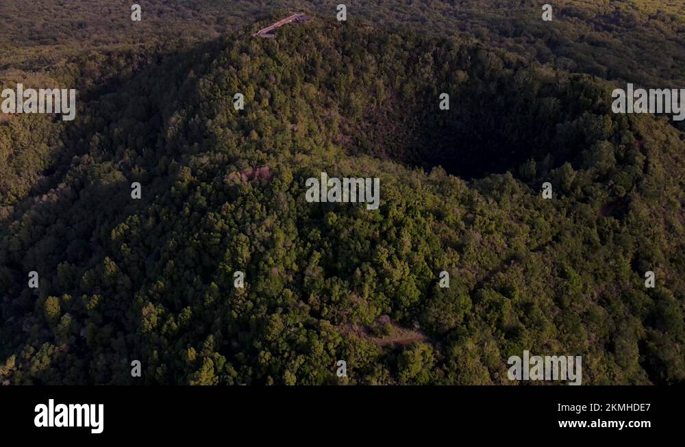 Amazing aerial tilt up from Rangitoto volcano crater, reveal New ...