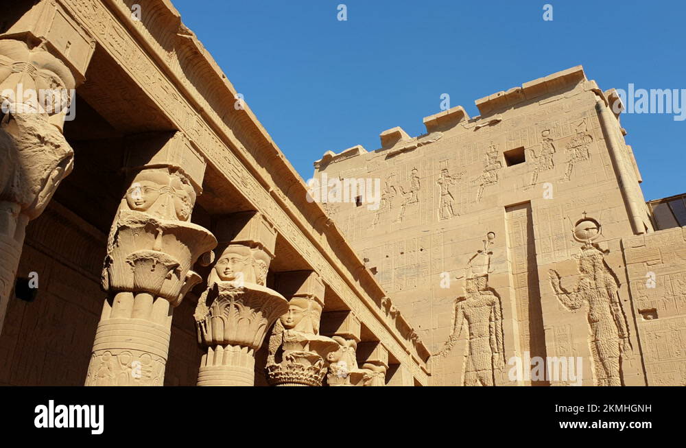 Philae temple aswan egypt Stock Videos & Footage - HD and 4K Video ...