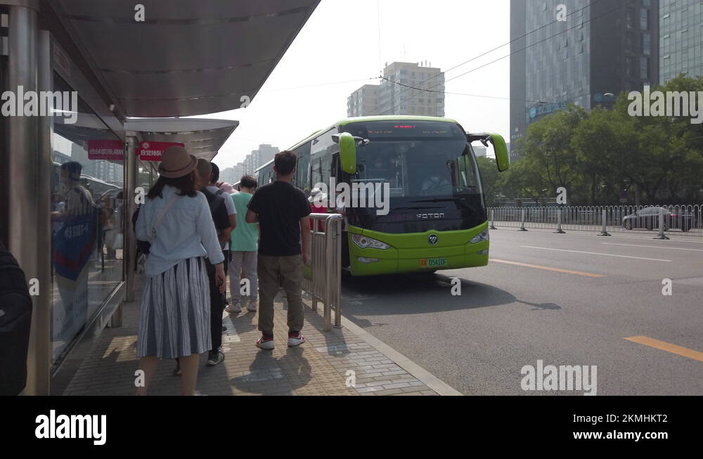 Bus stop beijing china Stock Videos & Footage - HD and 4K Video Clips ...