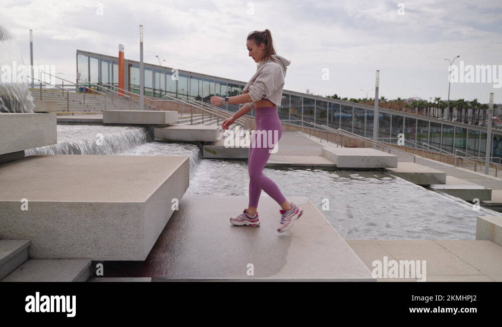 Young woman jumping in stairs Stock Videos & Footage - HD and 4K Video ...