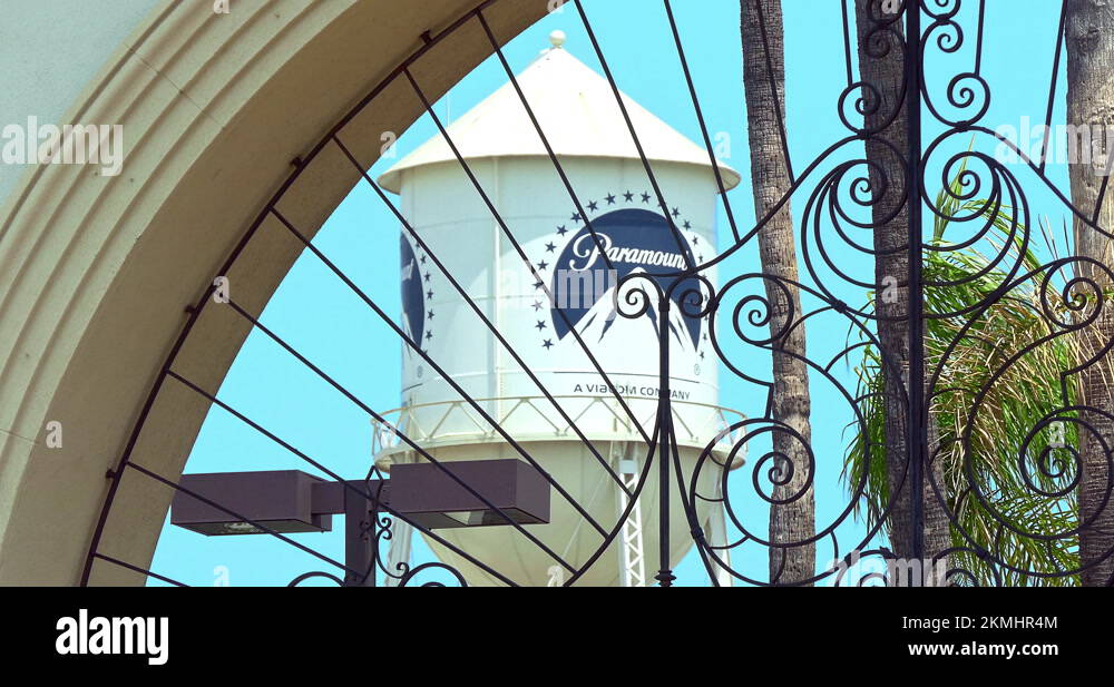 Water Tower at Paramount Pictures Movie Studios in Los Angeles ...