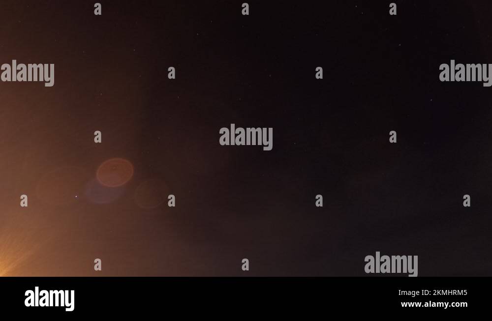 Moon light n rising star on night sky n bokeh lens flare Stock Video ...