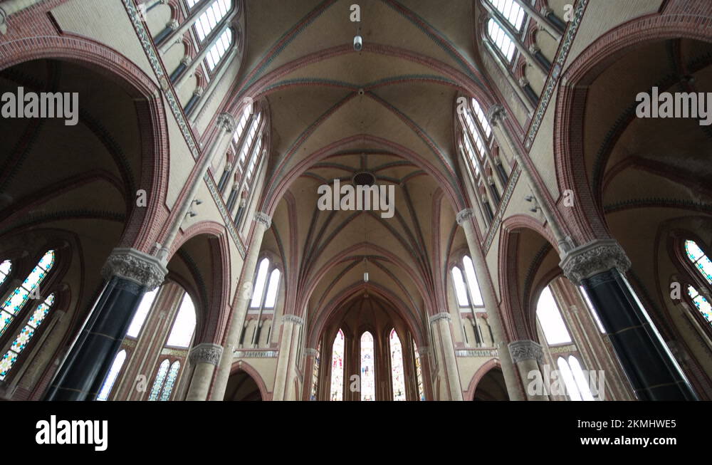 Neo-Gothic Architecture Of Gouwekerk Cruciform Church In The Dutch City ...