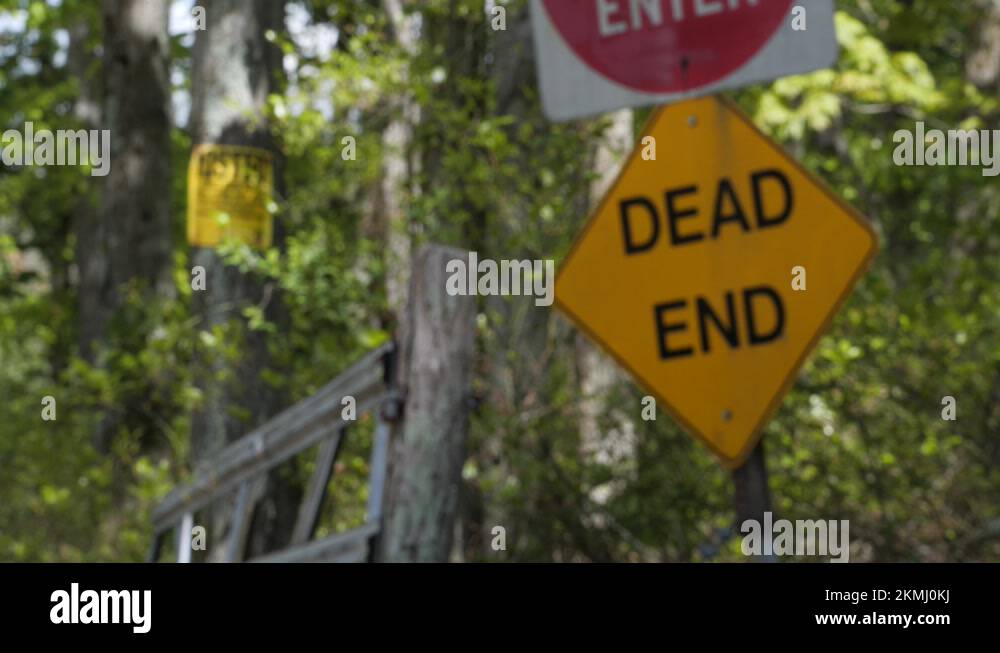 Dead end and road sign Stock Videos & Footage - HD and 4K Video Clips ...
