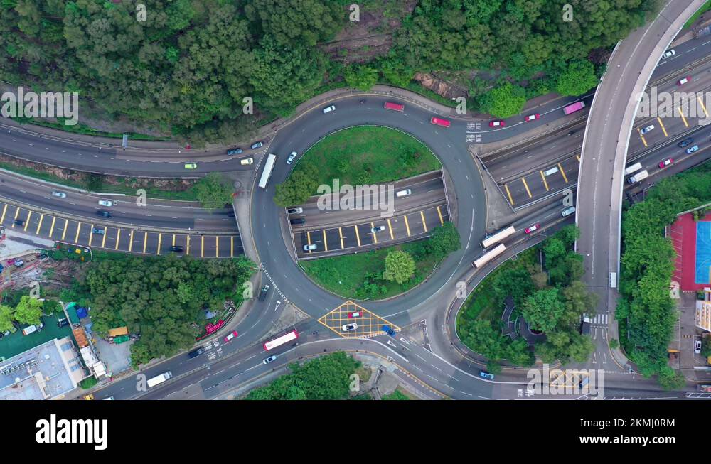 Roundabout top view Stock Videos & Footage - HD and 4K Video Clips - Alamy