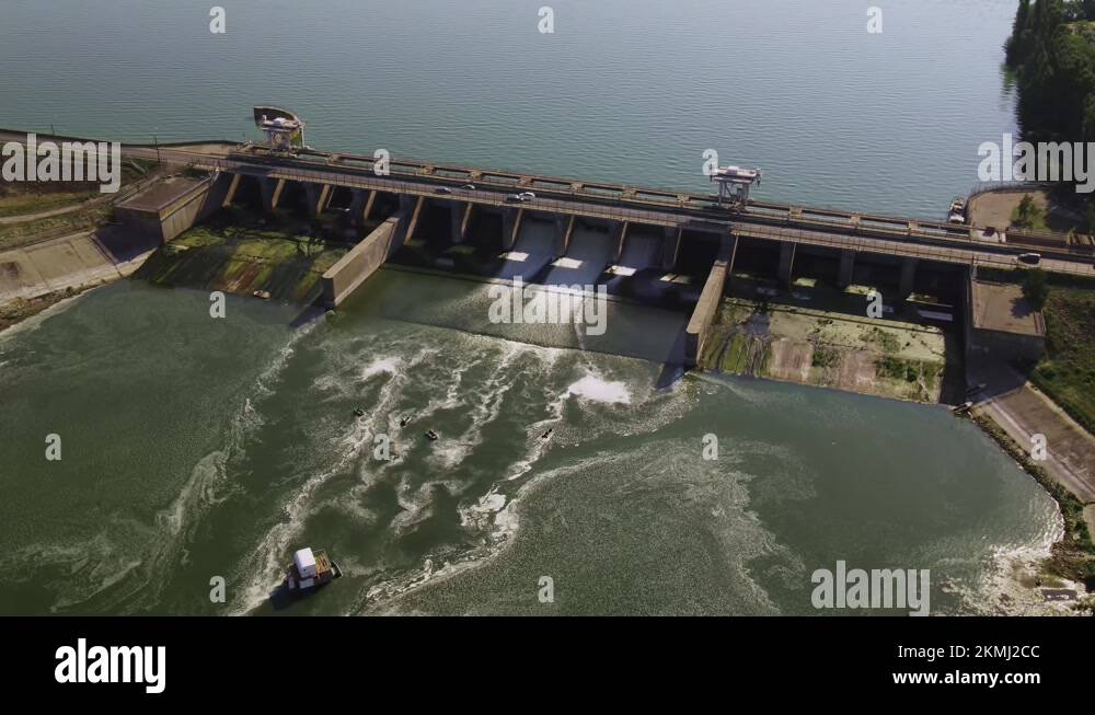 River water flowing through flood gate Stock Videos & Footage - HD and ...