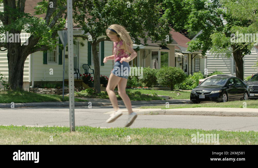 Girl skipping in street Stock Videos & Footage - HD and 4K Video Clips ...