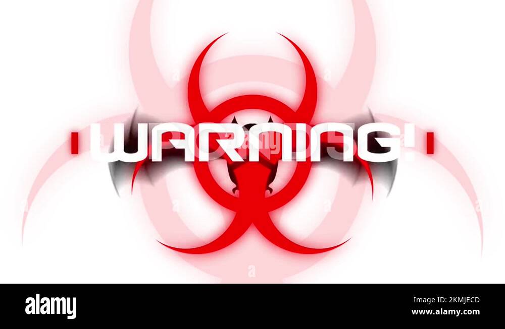 Warning symbol biohazard vector Stock Videos & Footage - HD and 4K ...