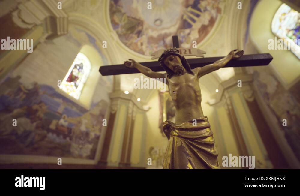 Statue inside church in Stock Videos & Footage - HD and 4K Video Clips ...
