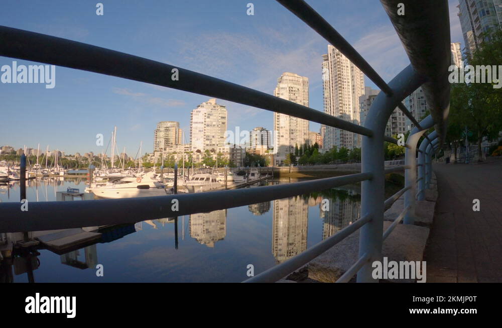 Vancouver Morning Marina and Skyline 4K UHD Stock Video Footage - Alamy