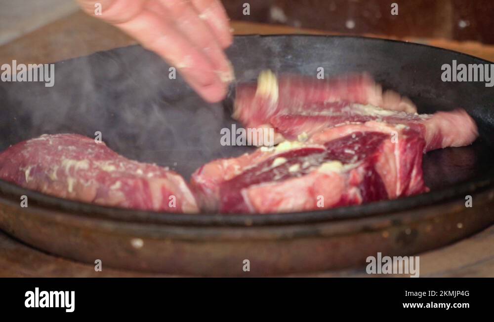 Steak beef roast fry Stock Videos & Footage - HD and 4K Video Clips - Alamy