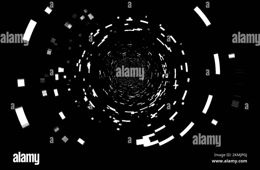 Hypnosis of flickering light particles flying into space Stock Video ...