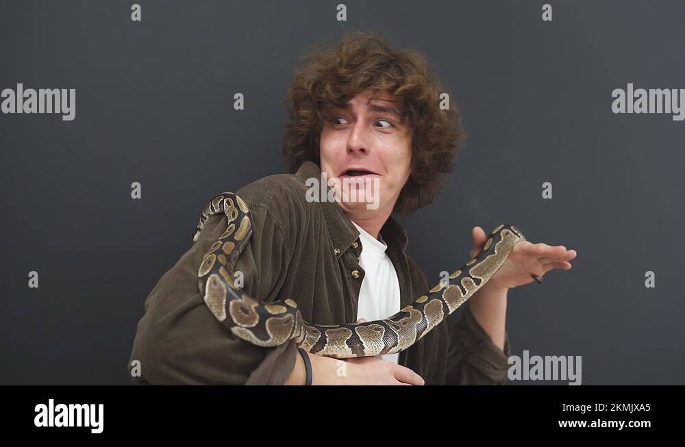Afraid man snake Stock Videos & Footage - HD and 4K Video Clips - Alamy