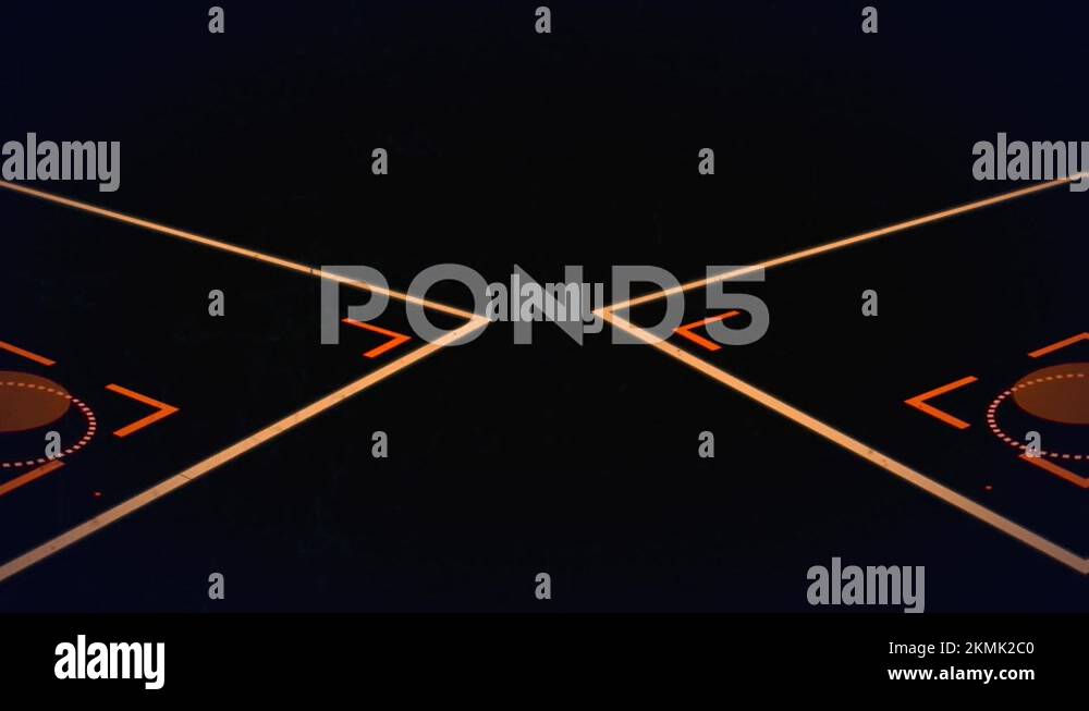 Animation of scopes scanning over black background Stock Video Footage ...