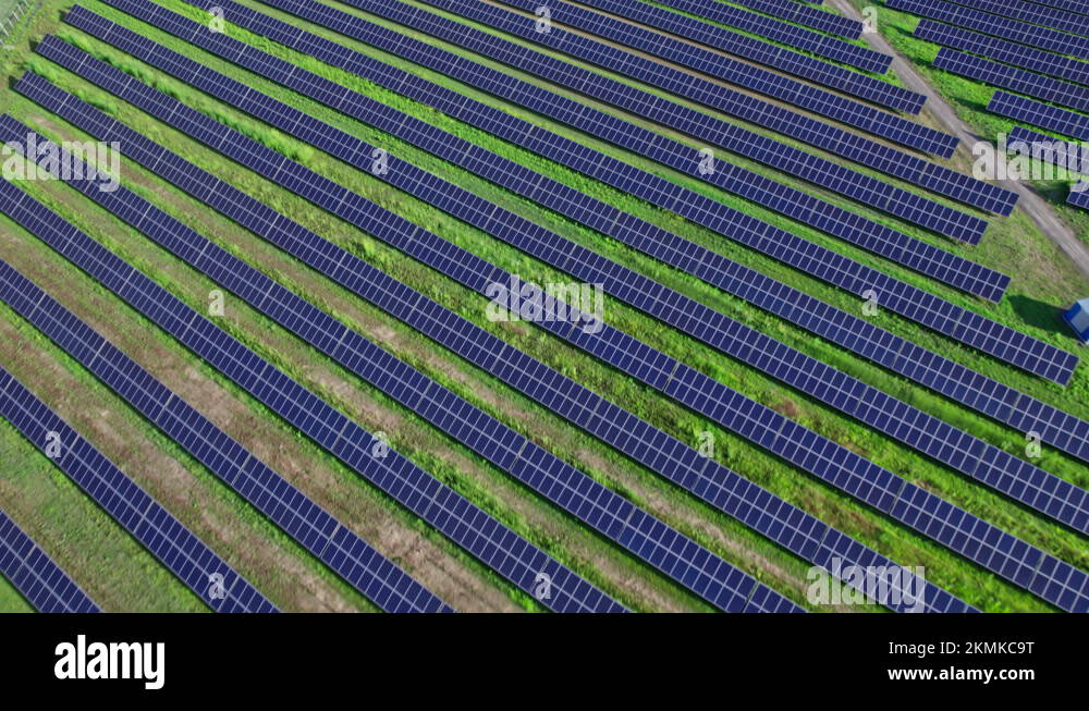 Rows of photovoltaic solar cells Stock Video Footage - Alamy