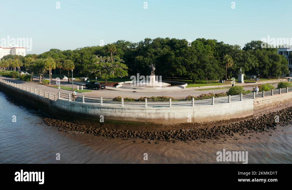 Charleston historic waterfront battery Stock Videos & Footage - HD and ...
