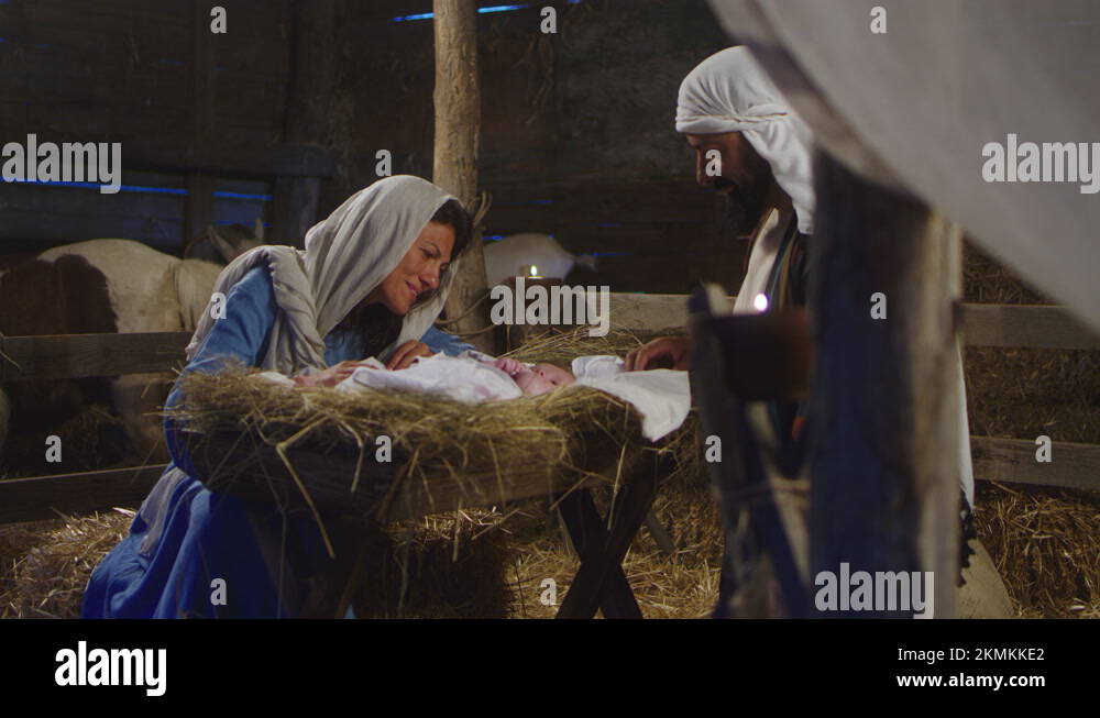 Virgin mary and joseph in bethlehem Stock Videos & Footage - HD and 4K ...