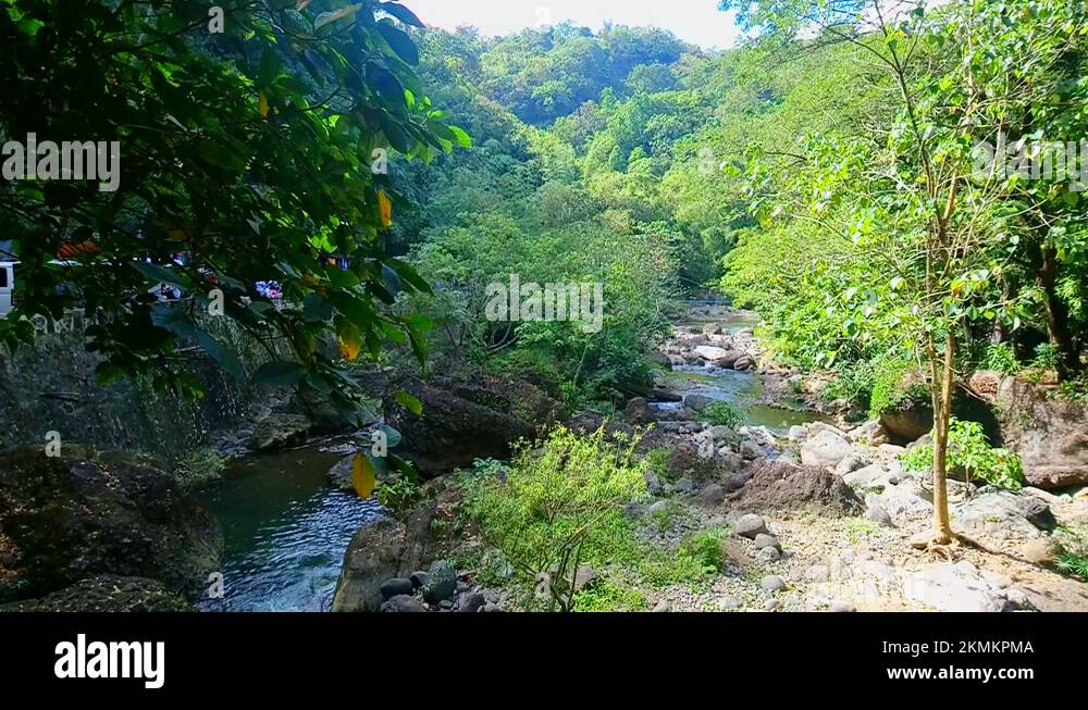 Daranak waterfalls in Tanay, Rizal, Philippines Stock Video Footage - Alamy