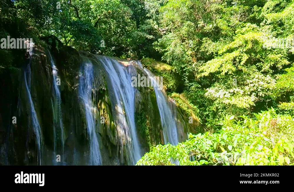 Daranak waterfalls in Tanay, Rizal, Philippines Stock Video Footage - Alamy