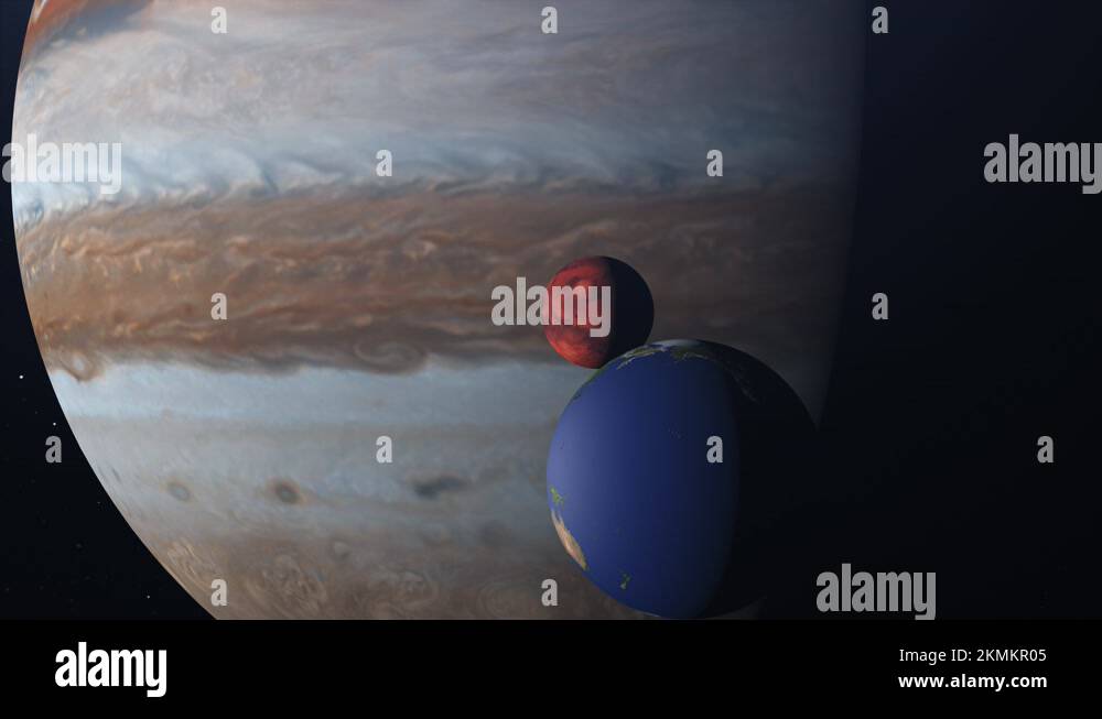solar system, planets jupiter mars and earth Stock Video Footage - Alamy
