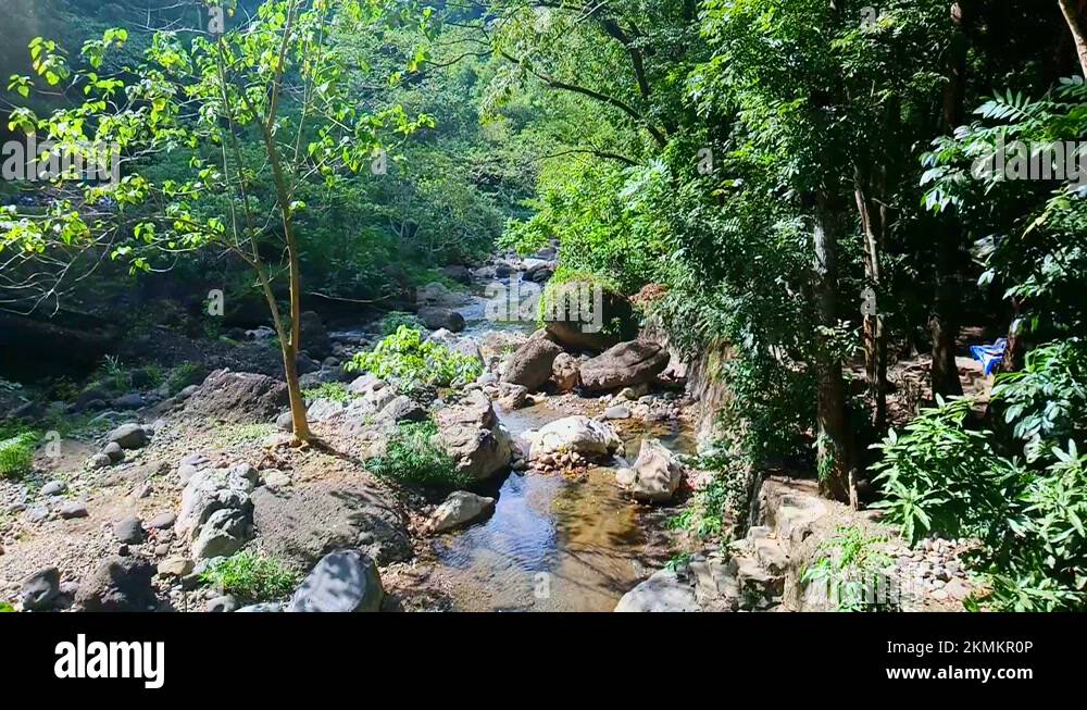 Daranak waterfalls in Tanay, Rizal, Philippines Stock Video Footage - Alamy