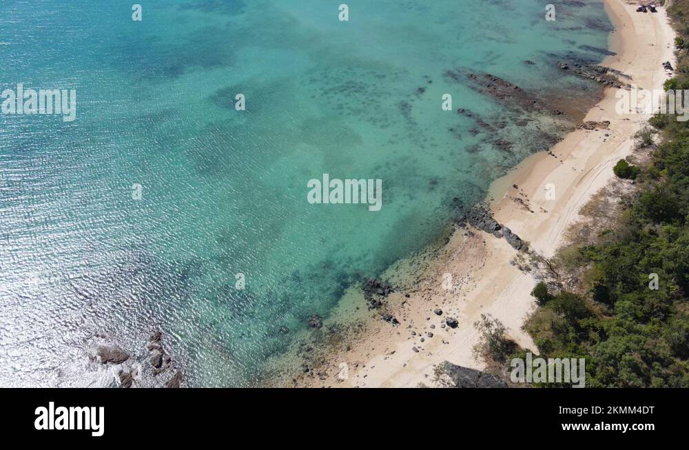 Pristine Water Of The Hideaway Bay Beach In Bowen Area In Australian ...