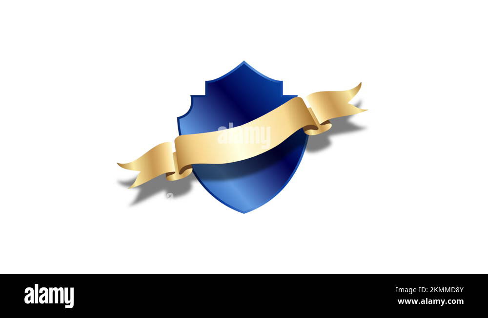 Animated emblem zoom in Stock Video Footage - Alamy