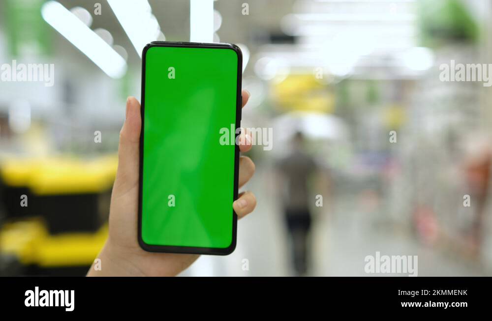 Shopping center. Mall. Department store. Back view of brunette holding ...