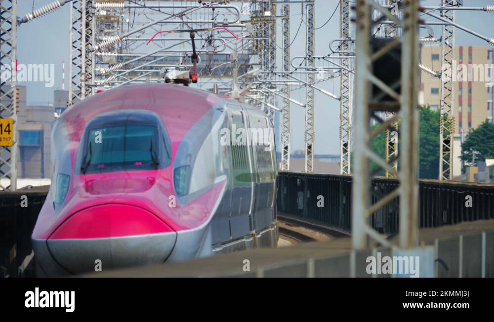 WS E6 Series and E5 Series Japanese Shinkansen trains, Tokyo, Japan ...