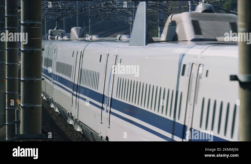WS 700 Series Nanahyaku-kei Shinkansen train, Hyogo Prefecture, Japan ...