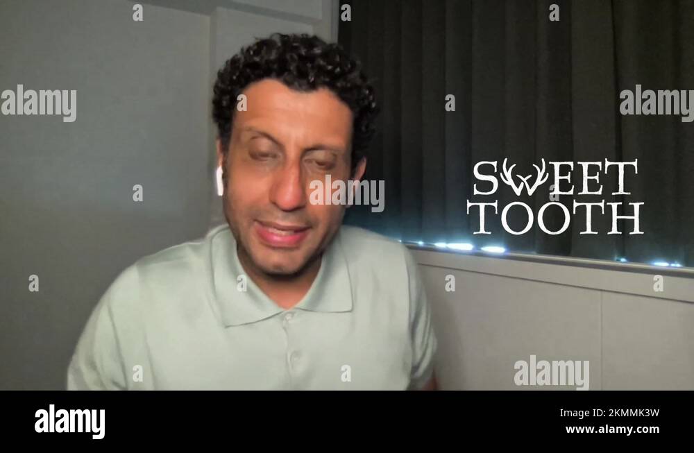 Actor Adeel Akhtar is interviewed for comic book TV series 'Sweet Tooth ...