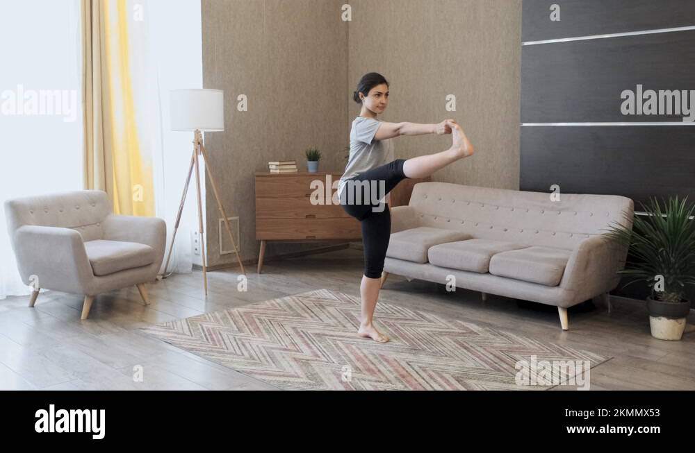 Standing on one leg exercise Stock Videos & Footage - HD and 4K Video ...