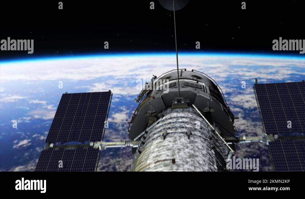Beautiful and highly realistic 3D CGI animation of the Hubble Space ...