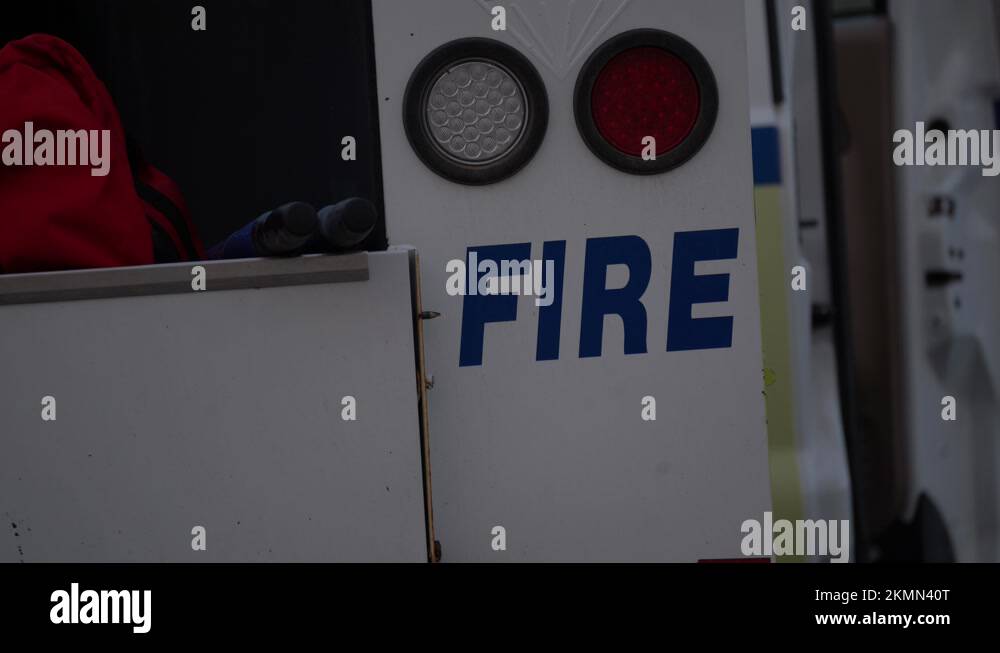 Backside fire engine Stock Videos & Footage - HD and 4K Video Clips - Alamy