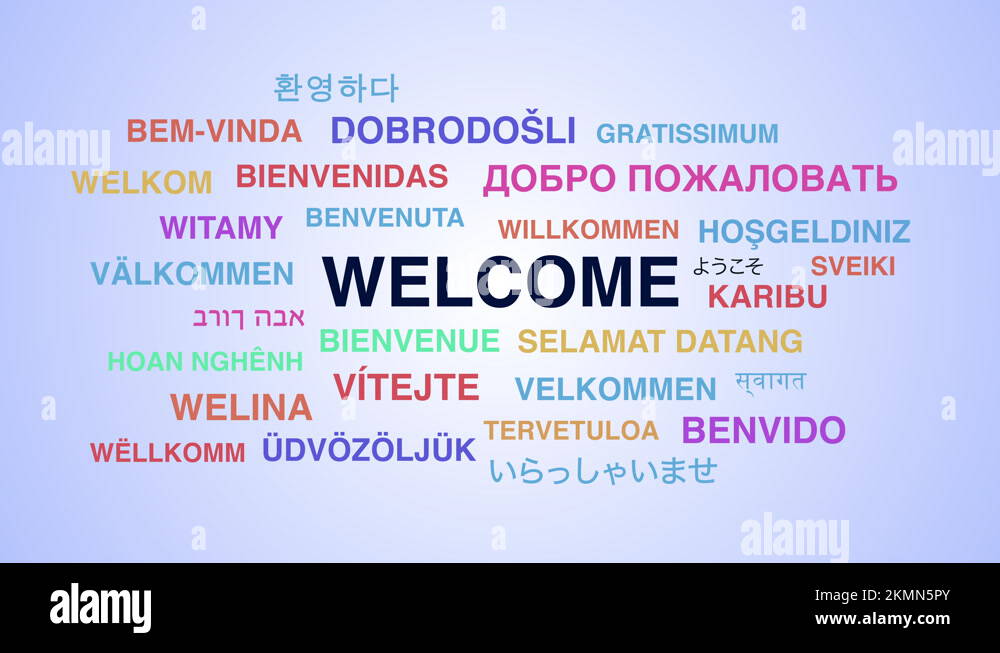 Welcome word cloud in different Stock Videos & Footage - HD and 4K ...