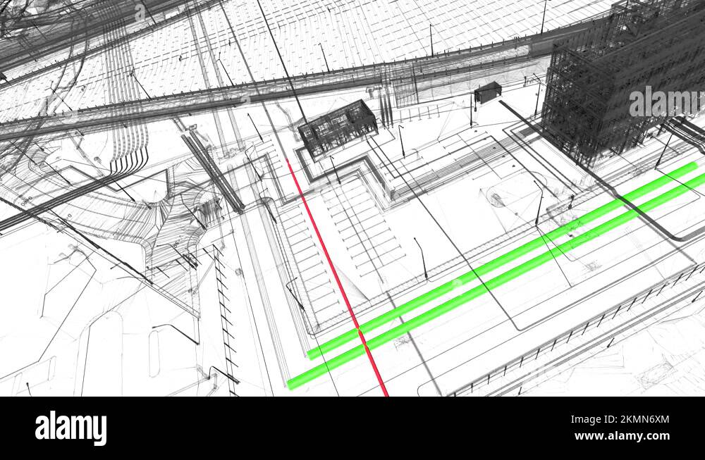 Demonstration of the clashes of utilites systems of BIM models of ...