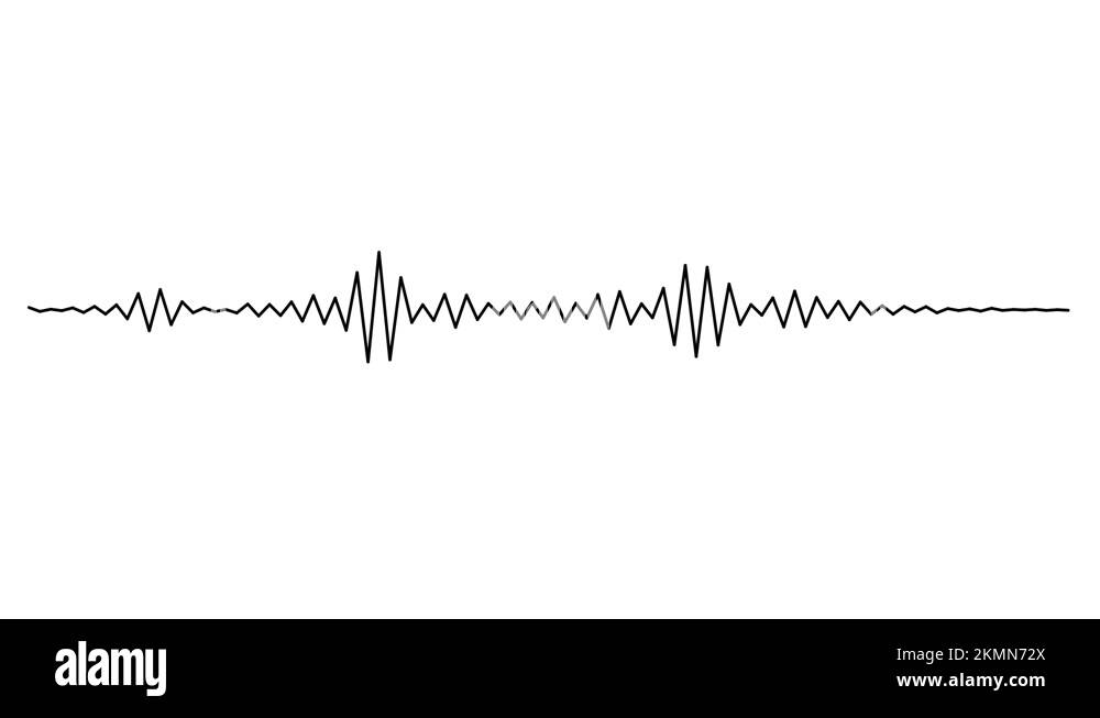 Sound Wave Of Voice Curve On Screen, Digital Abstract Waveform Sensor ...