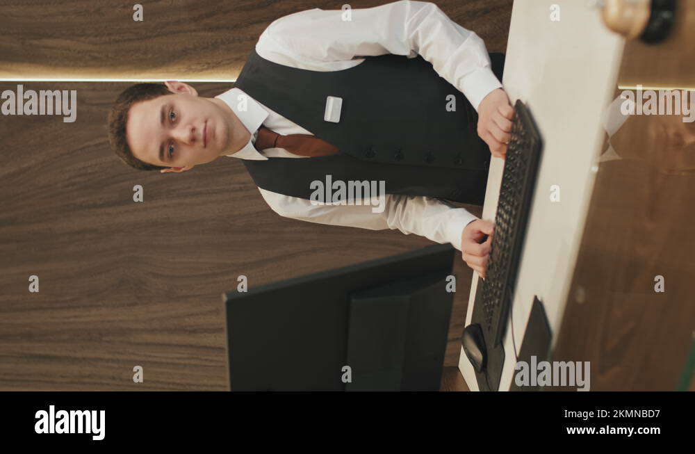 Hotel receptionist male Stock Videos & Footage - HD and 4K Video Clips ...