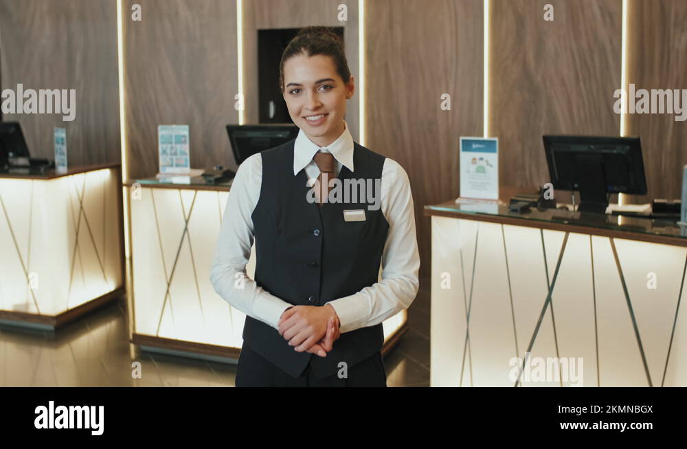Hotel manager lobby desk employee Stock Videos & Footage - HD and 4K ...