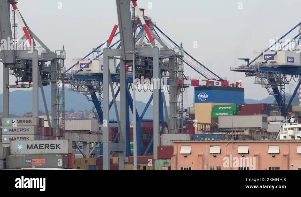 Container lifting equipment ship Stock Videos & Footage - HD and 4K ...